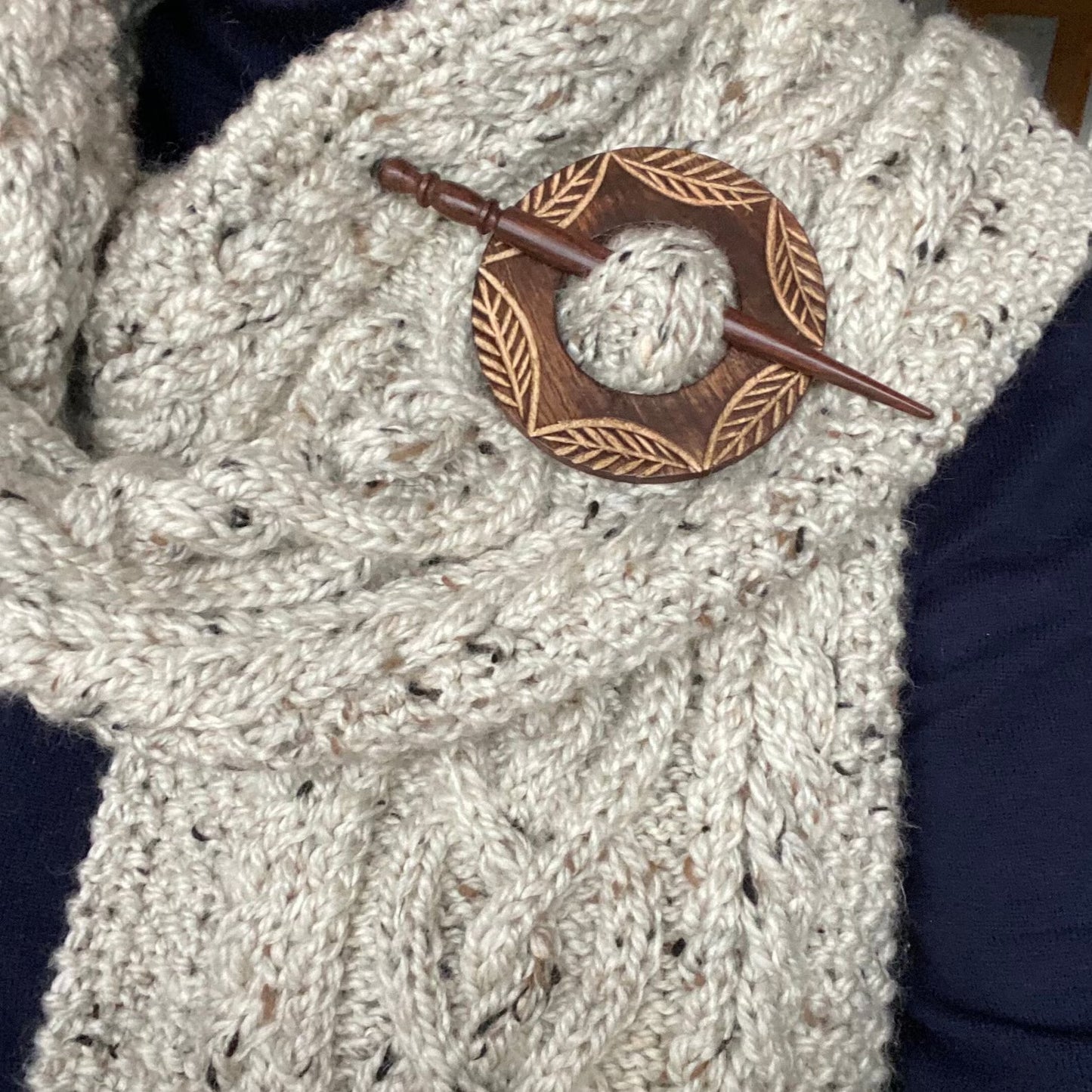 Heart of Scotland Aran Scarf – CraftyChance™